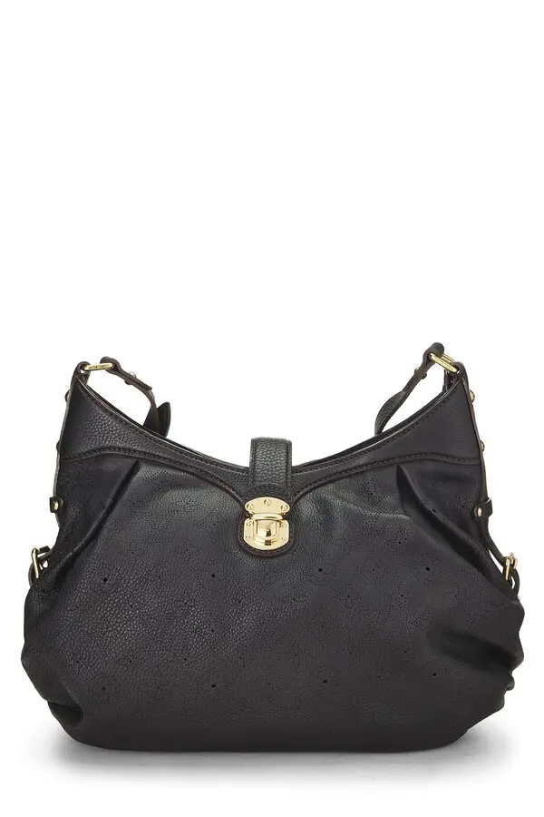 LOUIS VUITTON Monogram Mahina Leather Xs Hobo Bag