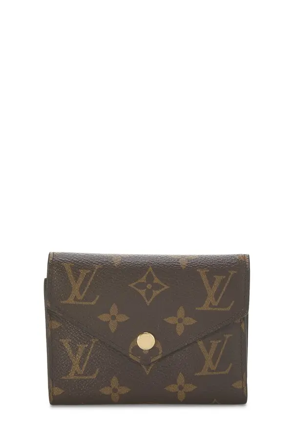 LOUIS VUITTON Monogram Canvas Victorine Wallet - Brown