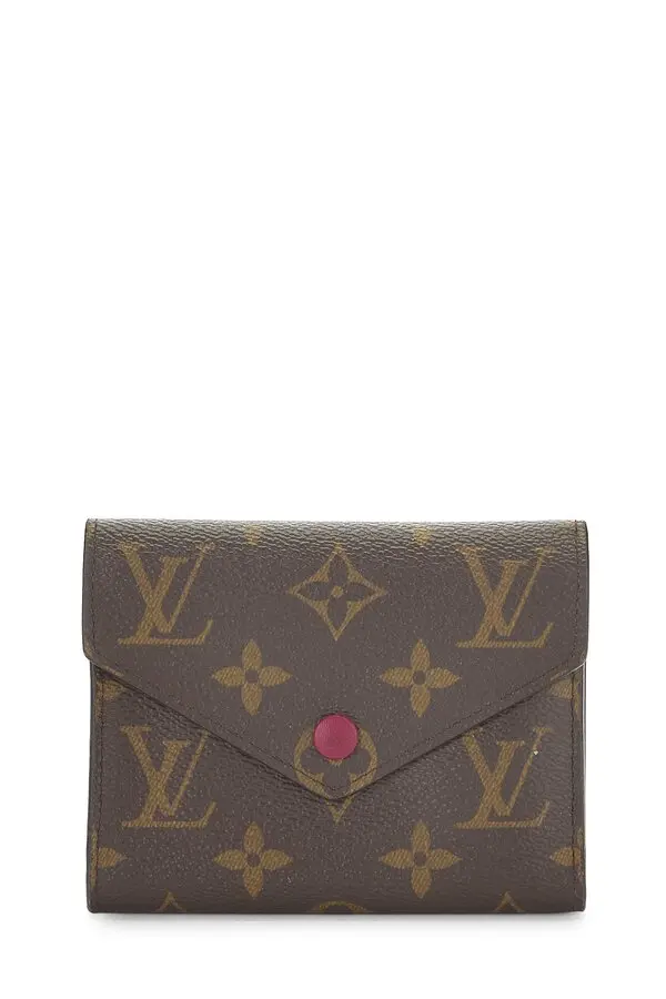 LOUIS VUITTON Monogram Canvas Victorine Wallet - Pink