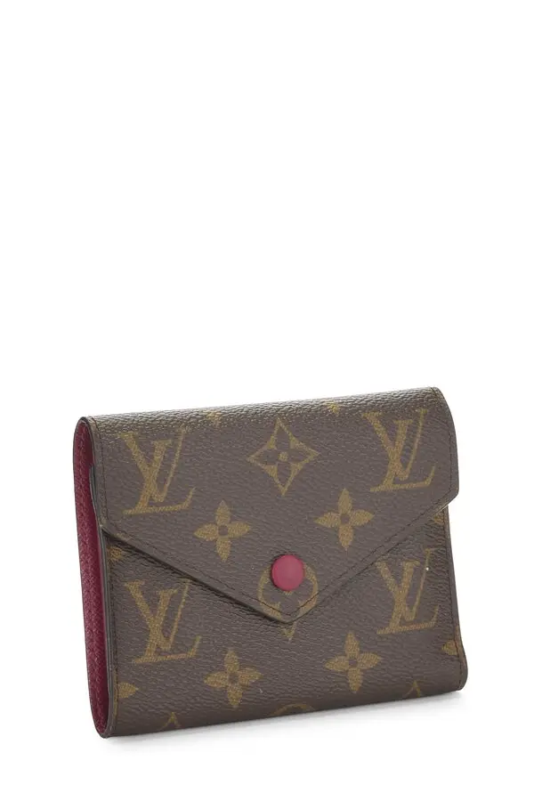 LOUIS VUITTON Monogram Canvas Victorine Wallet - Pink