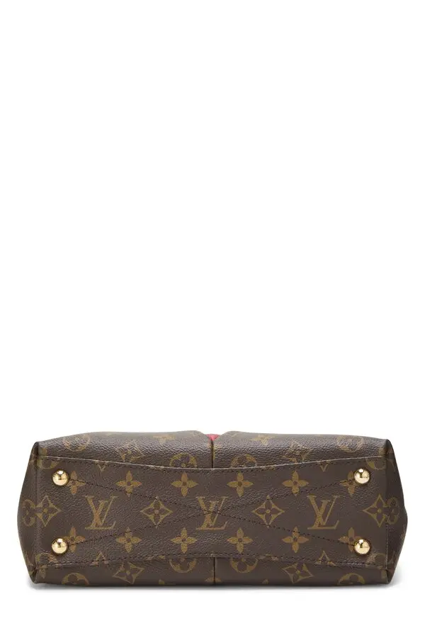 LOUIS VUITTON Monogram Canvas V Tote - Red