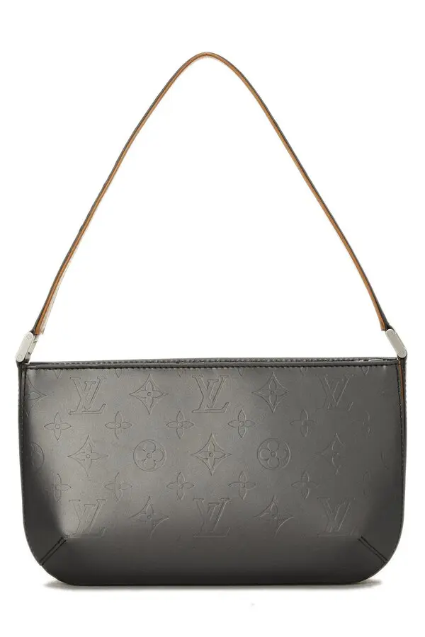 LOUIS VUITTON Monogram Vernis Mat Fowler - Grey