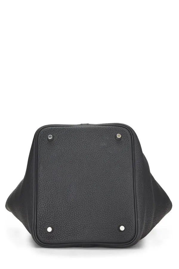 Hermès Clemence Leather Picotin Lock 22 Bag - Black