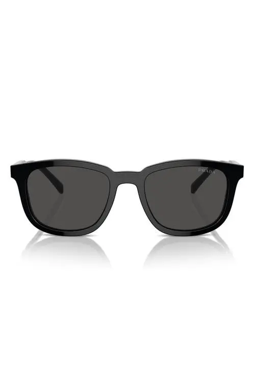 Prada 53mm Pillow Sunglasses - Black/grey