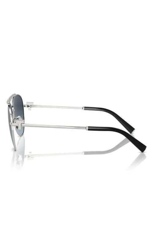 Tiffany & Co. 59mm Polarized Aviator Sunglasses