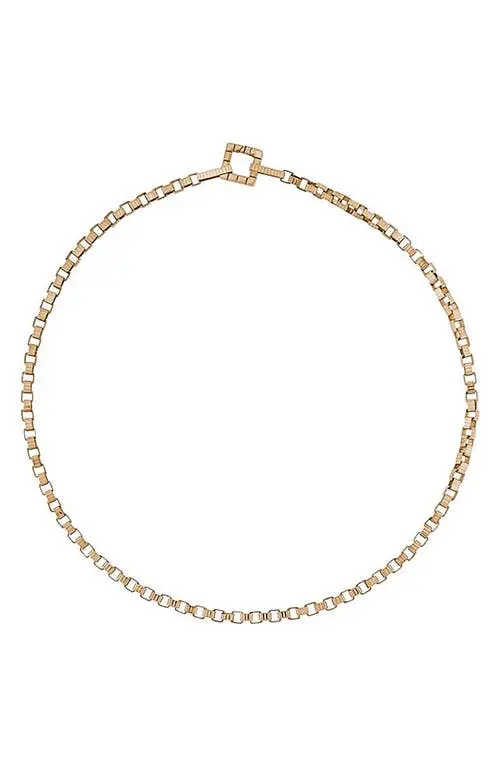IVI LOS ANGELES Slim Signore Chain Choker - Yellow Gold