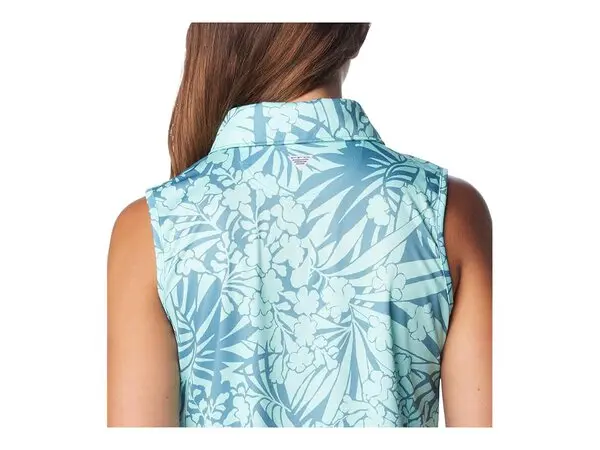 Columbia Super Tidal Tee Sl Polo Tropical Print