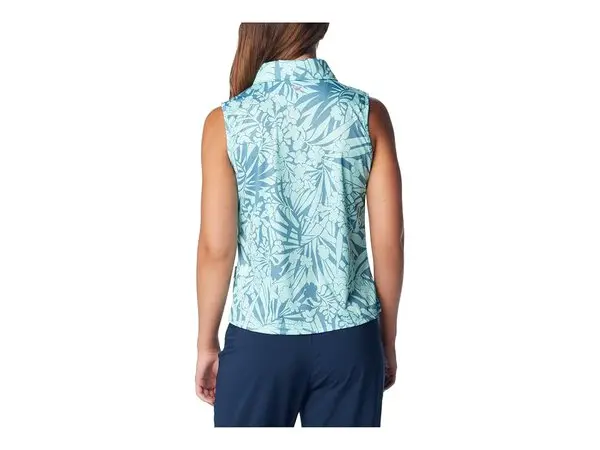 Columbia Super Tidal Tee Sl Polo Tropical Print