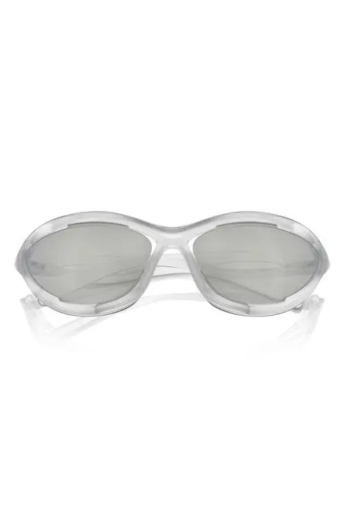 Prada 60mm Cat Eye Sunglasses - Crystal