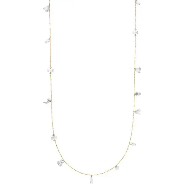 Tory Burch Roxanne Necklace - Gold / Antique Tory Silver