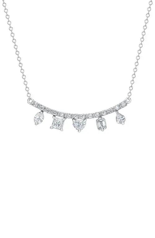 MINDI MOND Clarity Diamond Necklace - White Gold/diamond