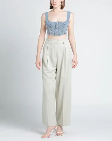 Alessandra Rich Cropped Denim Top