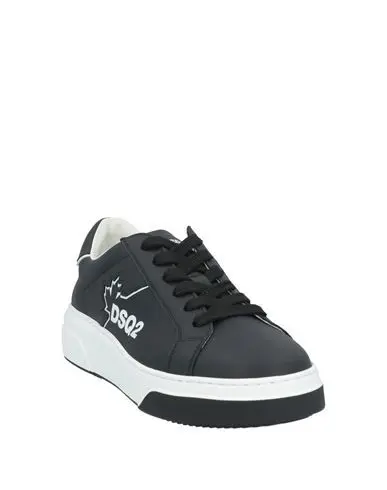Dsquared2 Leather Low-top Sneakers - Black