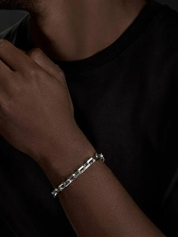 David Yurman Heirloom Chain Link Bracelet In Sterling - Silver