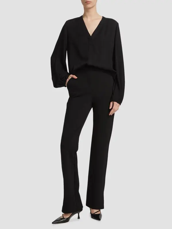 SAKS FIFTH AVENUE Cruise V-neck Blosue