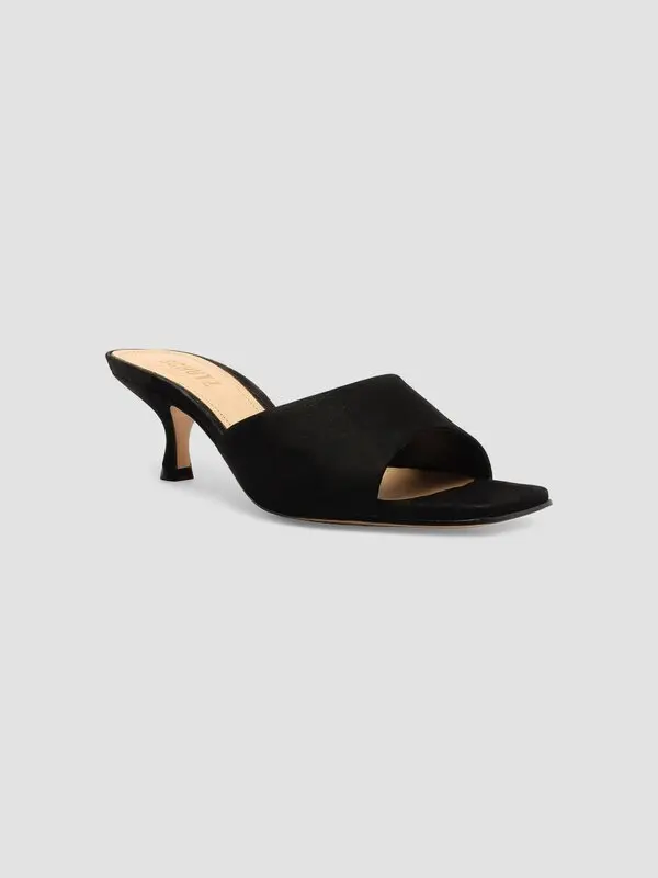 Schutz Dethalia 65mm Suede Sandals
