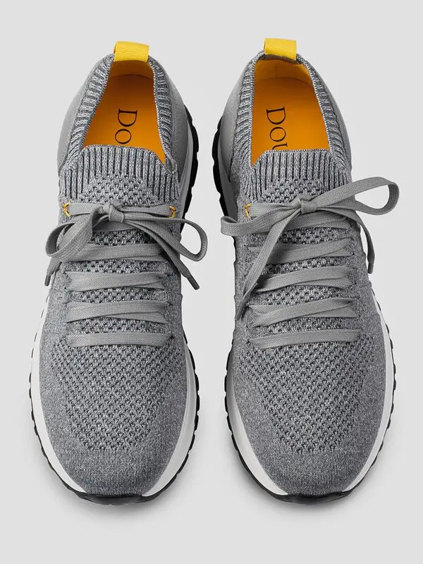 DOUCAL'S Lace Up Sneakers - Grey