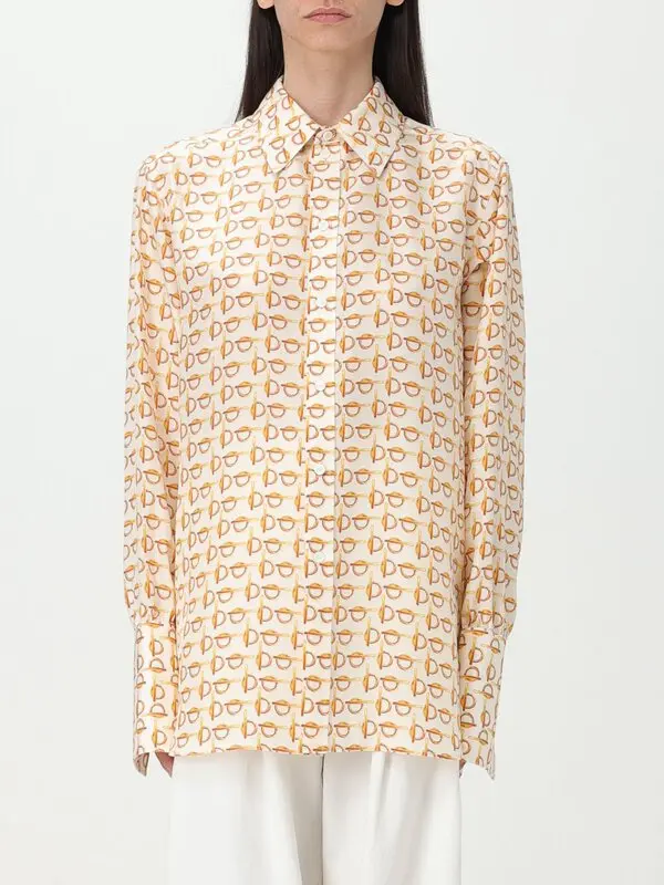 Burberry Printed Shirt - Gold