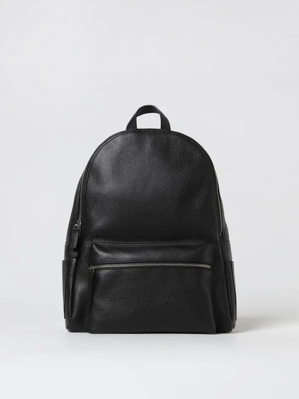 ORTIGNI Leather Backpack - Black