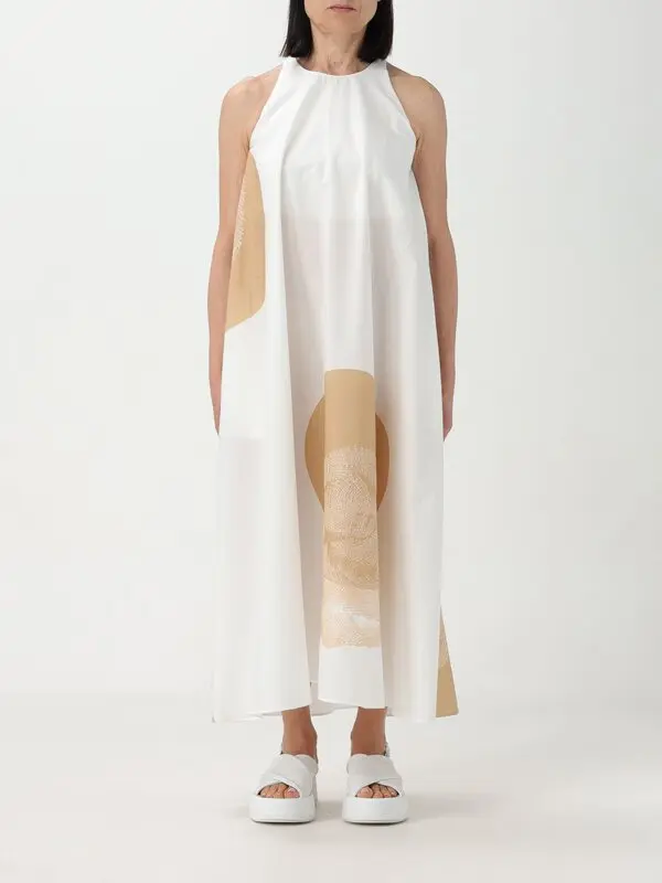 Liviana Conti Sleeveless Printed Maxi Dress - Multicolor