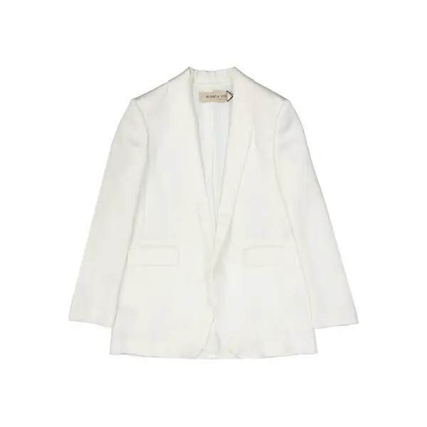 BLANCA VITA Satin Effect Jacket