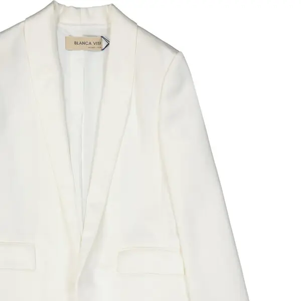 BLANCA VITA Satin Effect Jacket