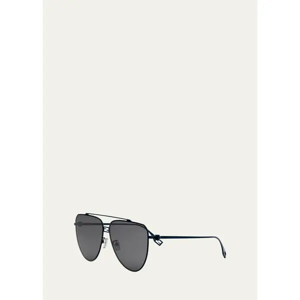 Fendi Baguette Metal Pilot Sunglasses