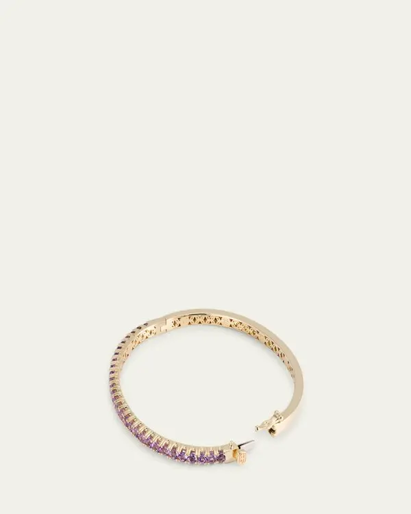SYDNEY EVAN 14k Yellow Gold Pave Bangle