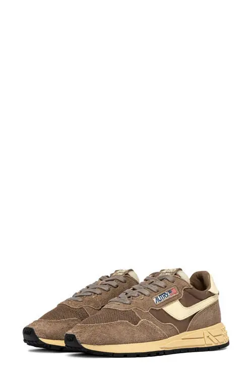AUTRY Reelwind Low Water Resistant Sneaker - Rust/ivory