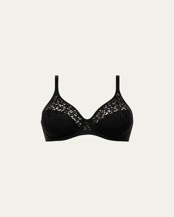 Chantelle Norah Molded Lace Bra - Black