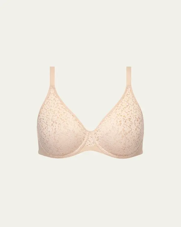 Chantelle Norah Molded Lace Bra - Nude