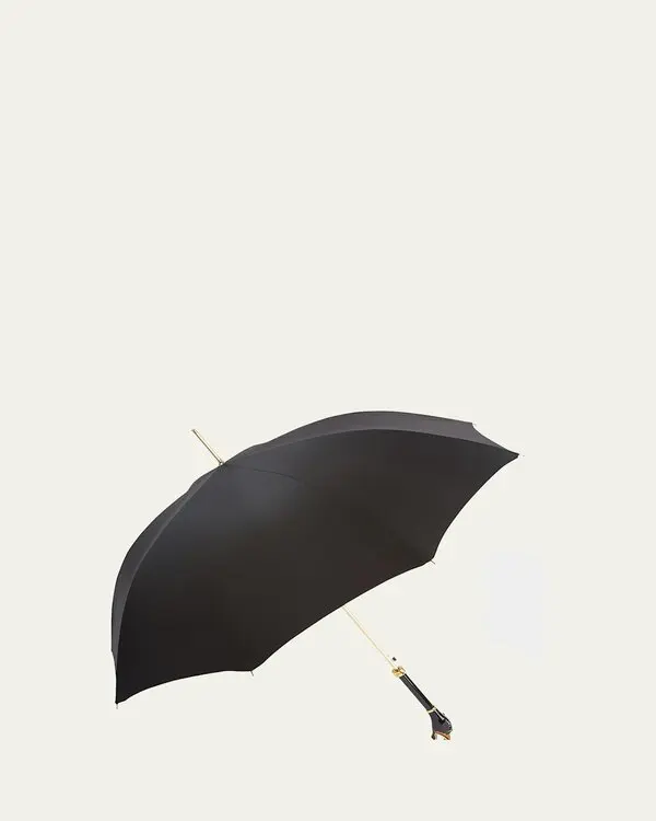 PASOTTI SINCE 1956 Rottweiler-handle Umbrella - Black