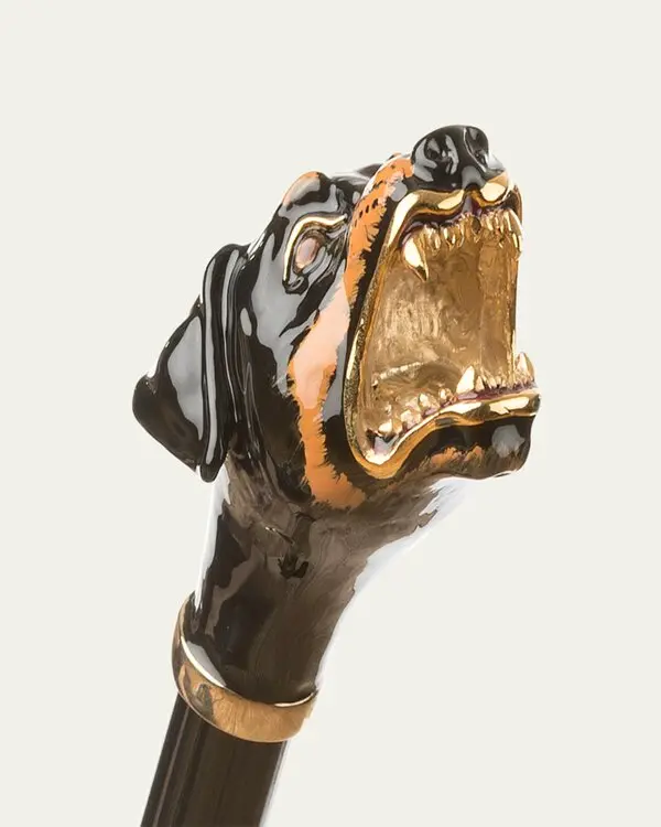 PASOTTI SINCE 1956 Rottweiler-handle Umbrella - Black