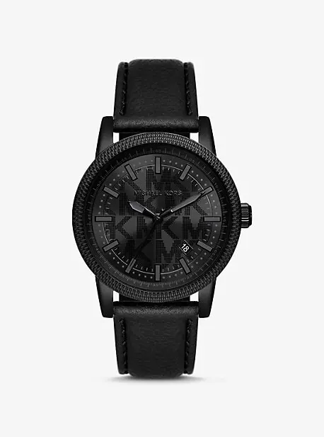 Michael Kors Hutton Oversized Watch - Black