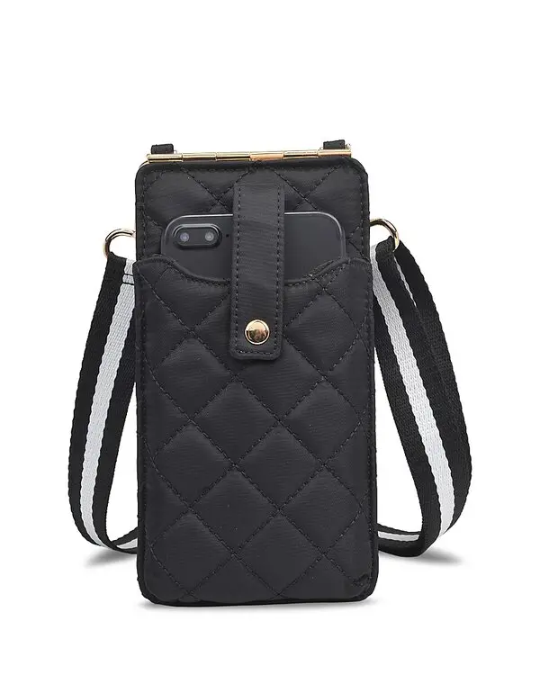 SOL AND SELENE Duality Quilted Mini Crossbody Wallet - Black