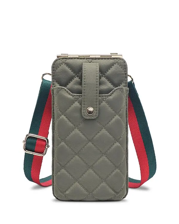 SOL AND SELENE Duality Quilted Mini Crossbody Wallet - Sage