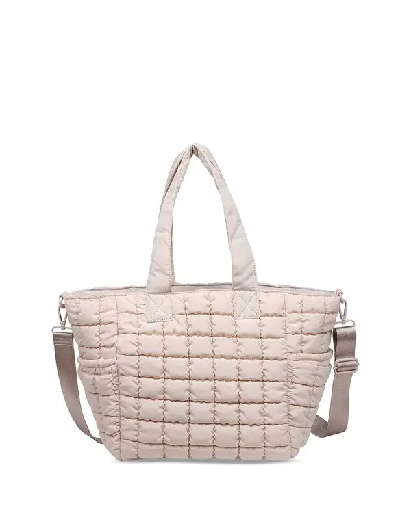 SOL AND SELENE Dreamer Puffer Extra Large Tote - Cream