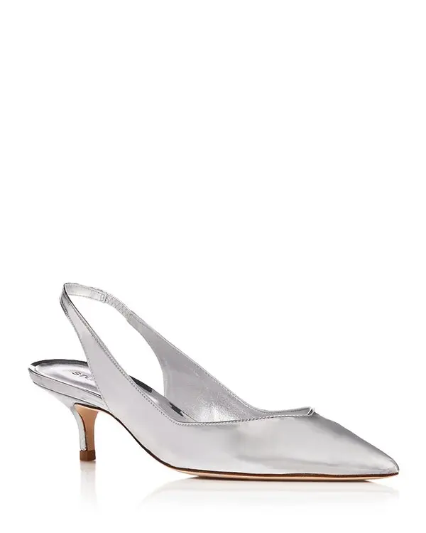 STUART WEITZMAN Eva 50 Slingback Pumps