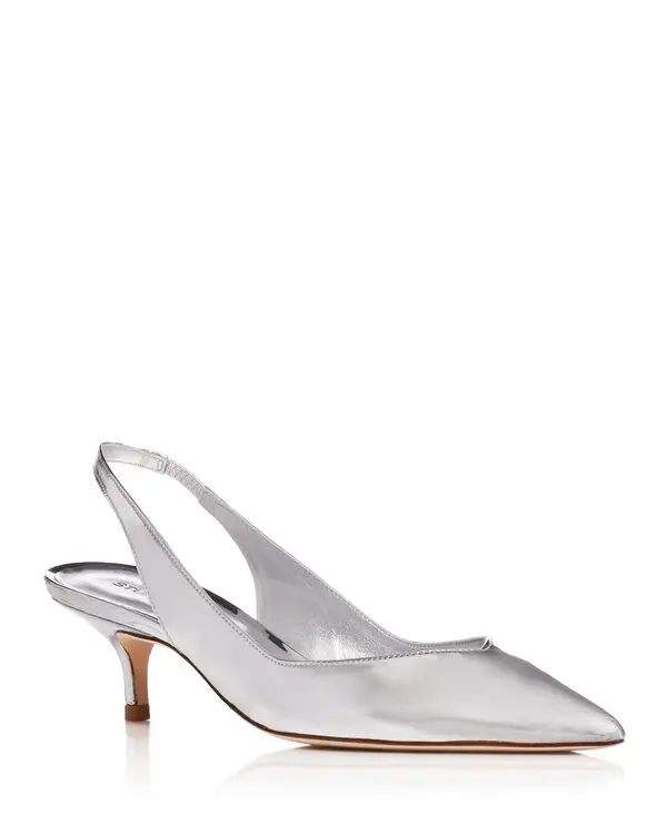 STUART WEITZMAN Eva 50 Slingback Pumps