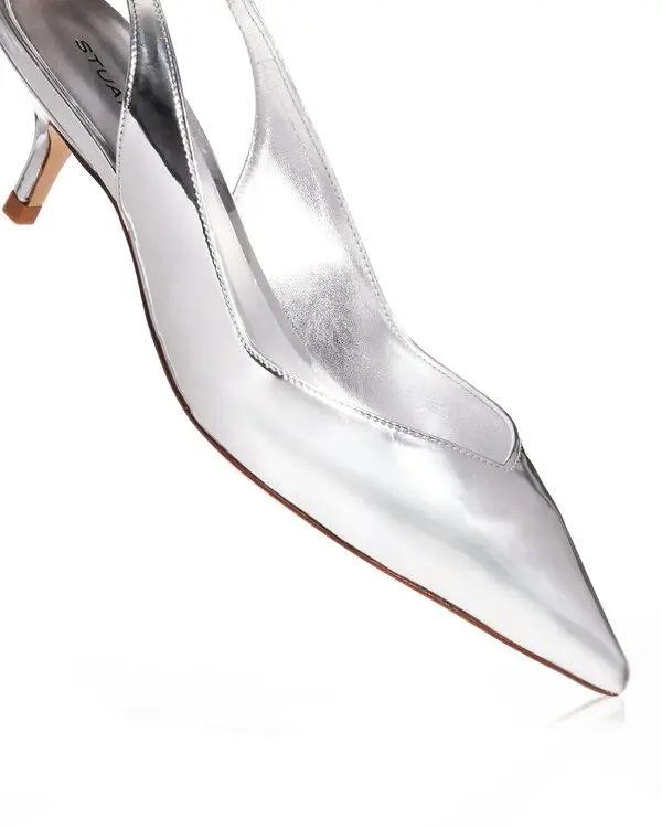 STUART WEITZMAN Eva 50 Slingback Pumps