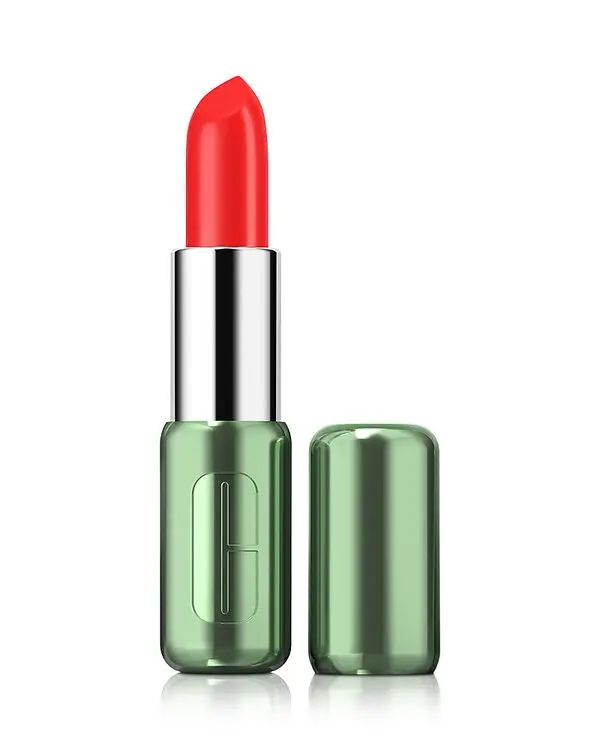 CLINIQUE Pop Satin Longwear Lipstick - Poppy Pop