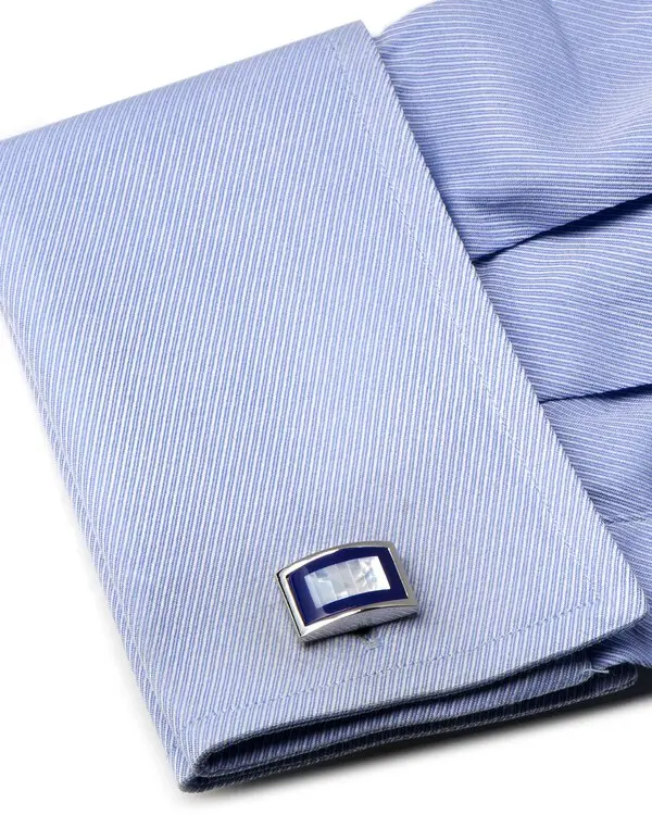 CUFFLINKS, INC. Mother Of Pearl & Lapis Key