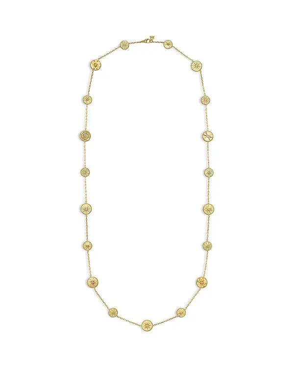 Temple St. Clair 18k Yellow Diamond Orbit Necklace - Gold