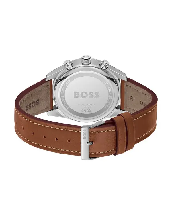Hugo Boss Skytraveller Chronograph, 44mm - Black/brown