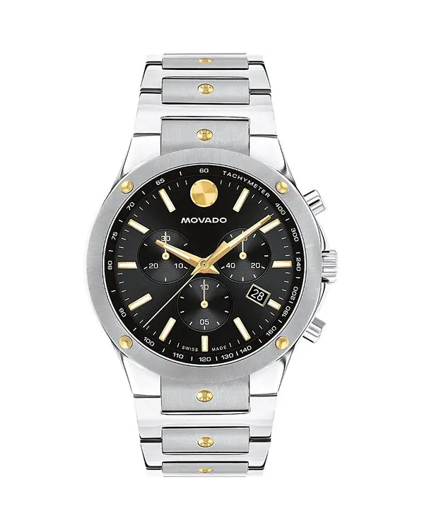 Movado Se Chronograph, 42mm - Black/silver