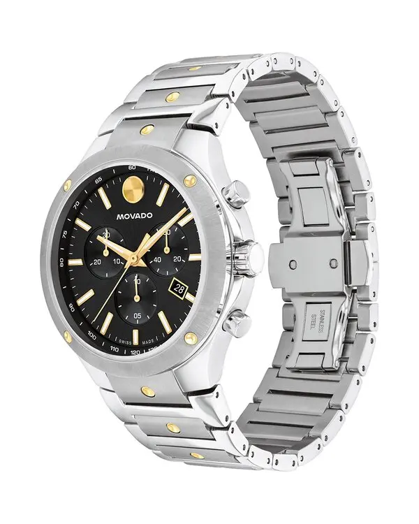 Movado Se Chronograph, 42mm - Black/silver