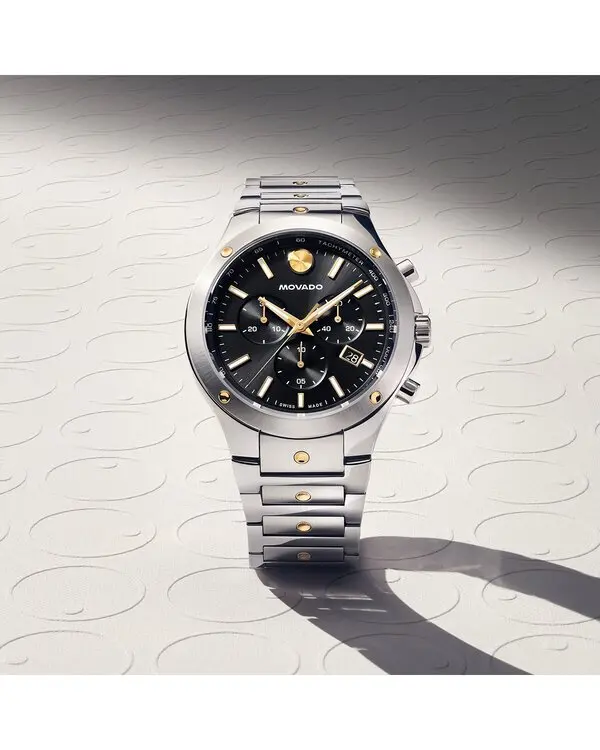 Movado Se Chronograph, 42mm - Black/silver