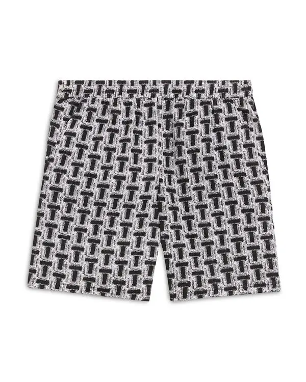 Ted Baker London Regular-fit Printed Drawstring Shorts