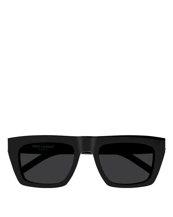 Saint Laurent Monogram Hinge Rectangular Sunglasses, 52mm