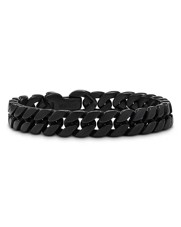 David Yurman Curb Chain Bracelet - Black